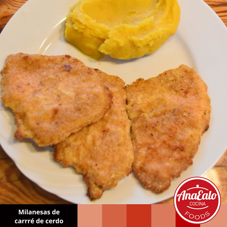 Milanesas de carré de cerdo – ANA EALO COCINA