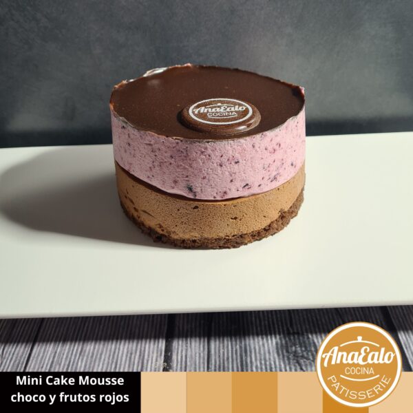 Mini Cake Mousse chocolate y frutos rojos – ANA EALO COCINA